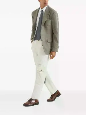 Brunello Cucinelli Peached Cotton Gabardine Explorer Trousers