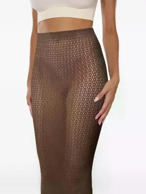 Wolford Daisy Net Midi Skirt