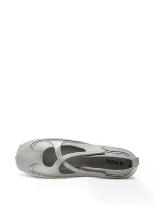 Melissa Aira Ballet Flats With Touch-strap Fastening - Grey