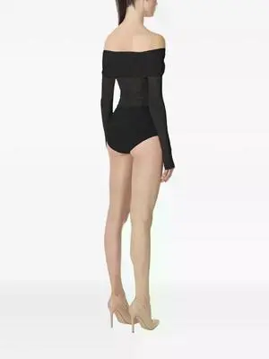 Wolford Draped Semi-sheer Top
