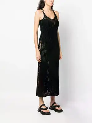 Chloé Open-knit Midi Dress