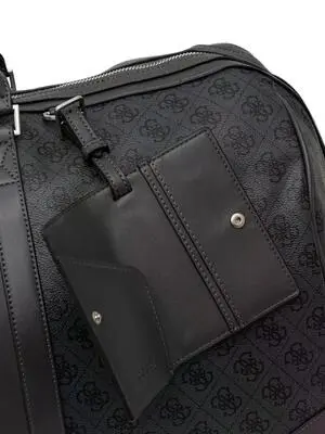 Guess Milano Monogram-print Logo-plaque Holdall