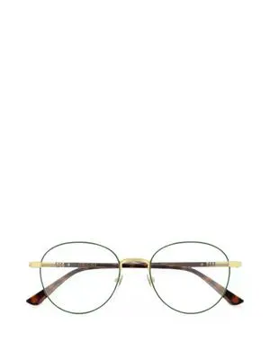 Gucci Round Frame Glasses - Green