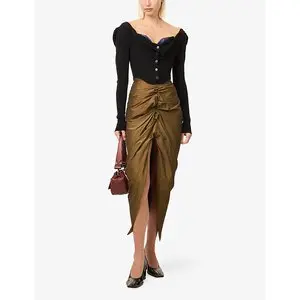 VIVIENNE WESTWOOD Bea Corset Cotton-and-cashmere Cardigan
