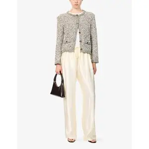 Veronica Beard Rexton Structured Cotton-blend Cardigan