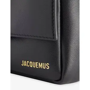 Jacquemus The Bambino Chaîne Leather Shoulder Bag - Black