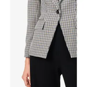 Veronica Beard Healy Checked Stretch-twill Blazer