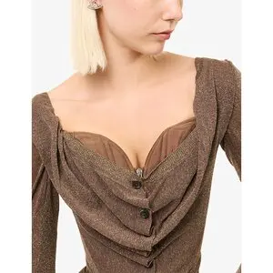 VIVIENNE WESTWOOD Corset Woven Cardigan
