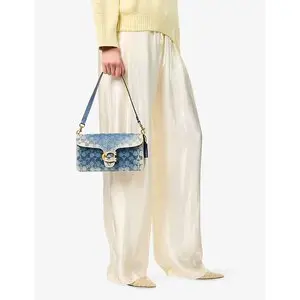 COACH Crystal Signature 26 Shoulder Bag