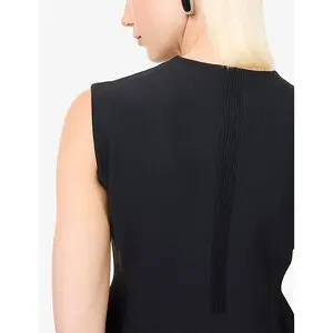 CFCL Milan Vest Woven Midi Dress - Black
