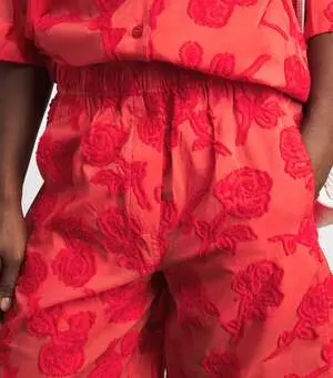 GANNI Floral Elasticated Shorts