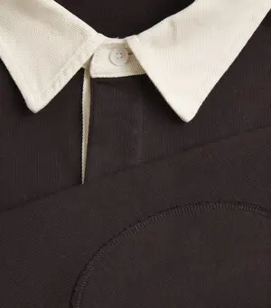 FRAME Contrast-collar Rugby Polo Shirt
