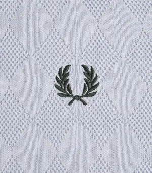 Fred Perry Cotton Pointelle Polo Shirt