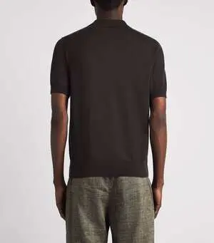 Fred Perry Cotton Knitted Polo Shirt
