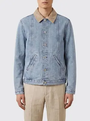 Brunello Cucinelli Cotton Shirt Jacket With Welt Pockets - Denim