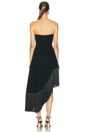 MIMCHIK Nara Fringe Midi Dress