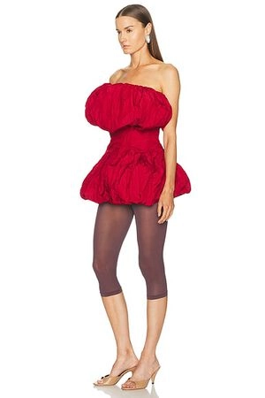 Magda Butrym Strapless Bubble Mini Dress