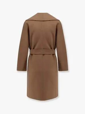 Max Mara Messi Virgin Wool Coat - Beige