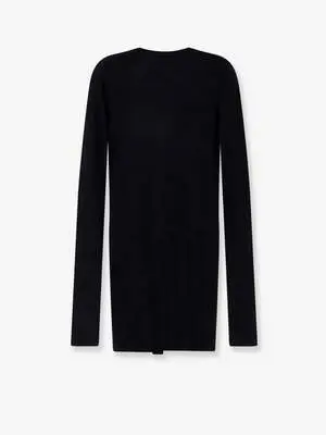 Rick Owens Viscose And Silk Blend T-shirt