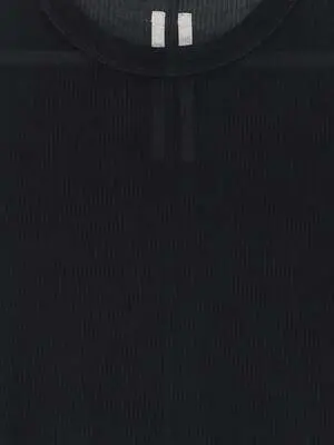 Rick Owens Viscose And Silk Blend T-shirt