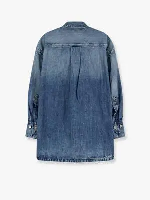 Attico Bomber Denim Shirt