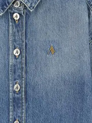 Attico Bomber Denim Shirt