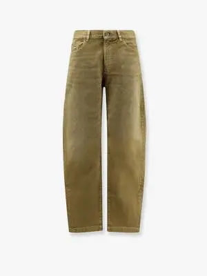 Attico Faded Effect Denim - Green