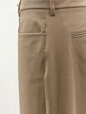 Max Mara Smmgela Cotton Blend Trousers - Beige