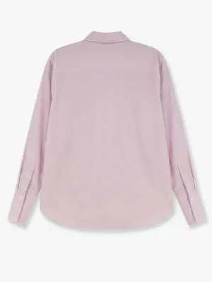 Attico Cotton Shirt With Embroidered Logo