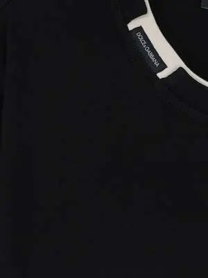 Dolce & Gabbana Cotton T-shirt With Contrasting Profile