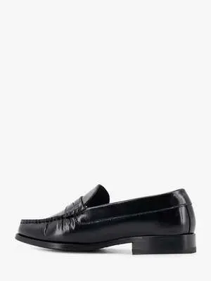 ALOHAS Rivet Leather Loafers - Black