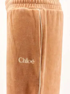 Chloé Velvet Joggers Trousers