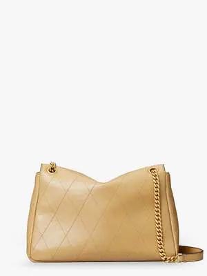 Tory Burch Charlie Leather Shoulder Bag
