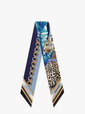FERRAGAMO Felindra Silk Bandeau - Blue
