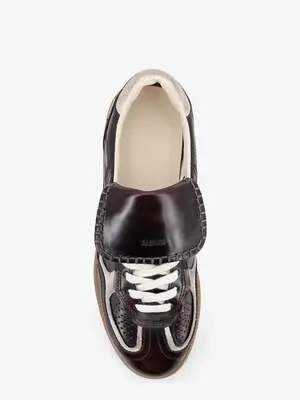 ALOHAS Leather Sneakers With Oversized Tongue And Contrasting Inserts