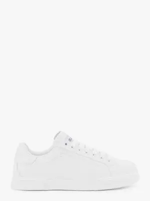 Dolce & Gabbana Portofino Leather Sneakers - Black