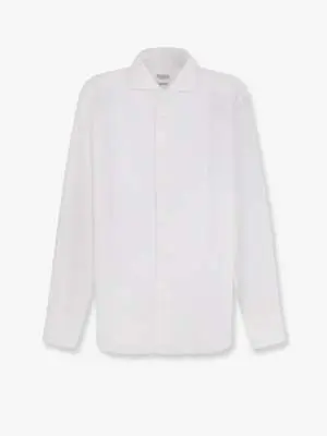 Brunello Cucinelli Cotton Shirt - White