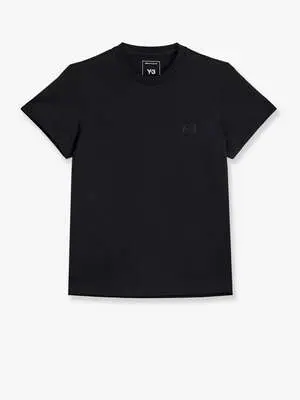 ADIDAS Y-3 Regular Cotton T-shirt - Black