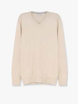 Brunello Cucinelli Cashmere Sweater - Beige