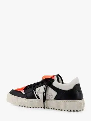 Off-White 3.0 Court Low Top Leather Trainers - Black