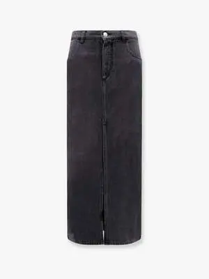 Isabel Marant Étoile Faharia Denim Skirt - Black