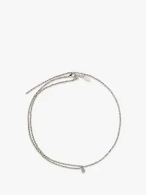 Brunello Cucinelli Silver Necklace - Grey