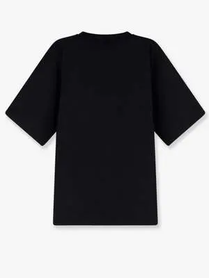 Balenciaga Cotton T-shirt With Front Logo Print