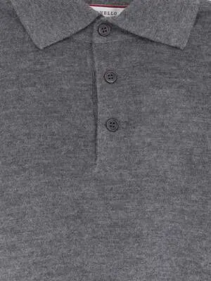 Brunello Cucinelli Cashmere And Silk Polo Shirt