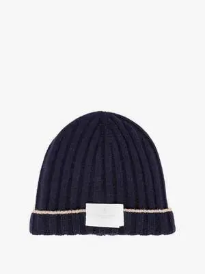 Brunello Cucinelli Beanie Cashmere Hat - Blue