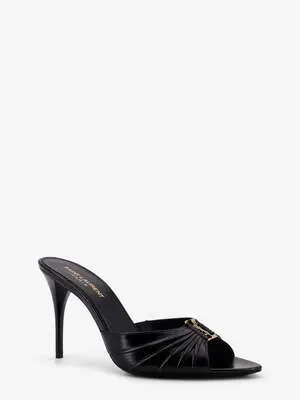 Saint Laurent Babylone 90 Leather Sandals
