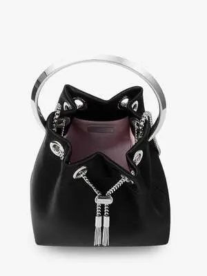 JIMMY CHOO Bon Bon Satin Bucket Bag