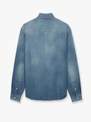 Saint Laurent Cassandre Horizon Denim Shirt