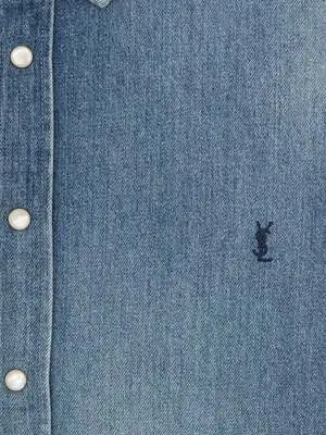 Saint Laurent Cassandre Horizon Denim Shirt