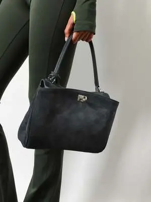 Balenciaga Rodeo S Suede Crossbody Bag